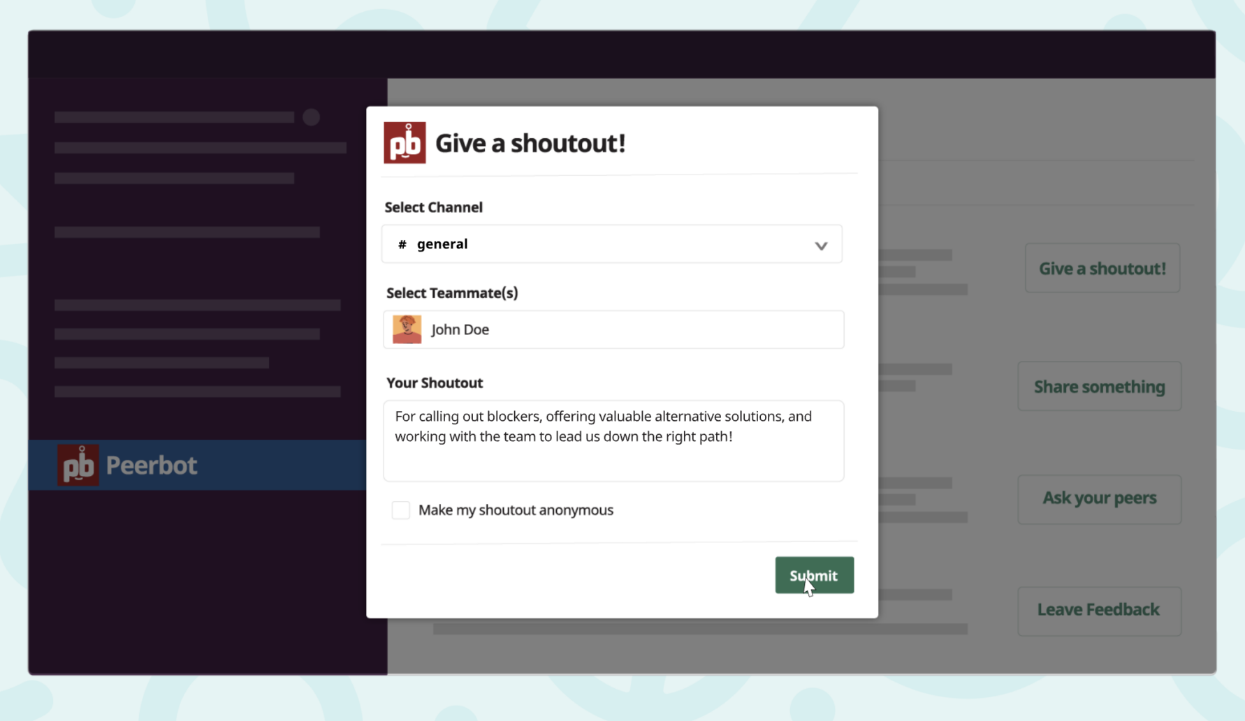 Peerbot: Timely Feedback + Peer Support, Learning | Revelry